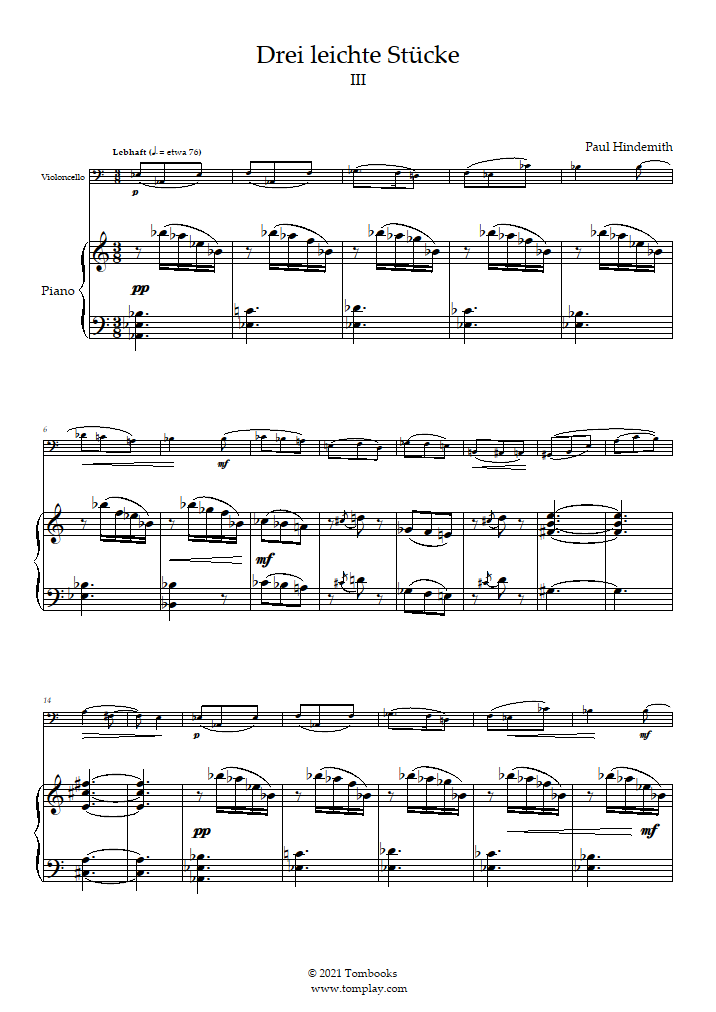Three Easy Pieces III Lebhaft three-easy-pieces-iii-lebhaft