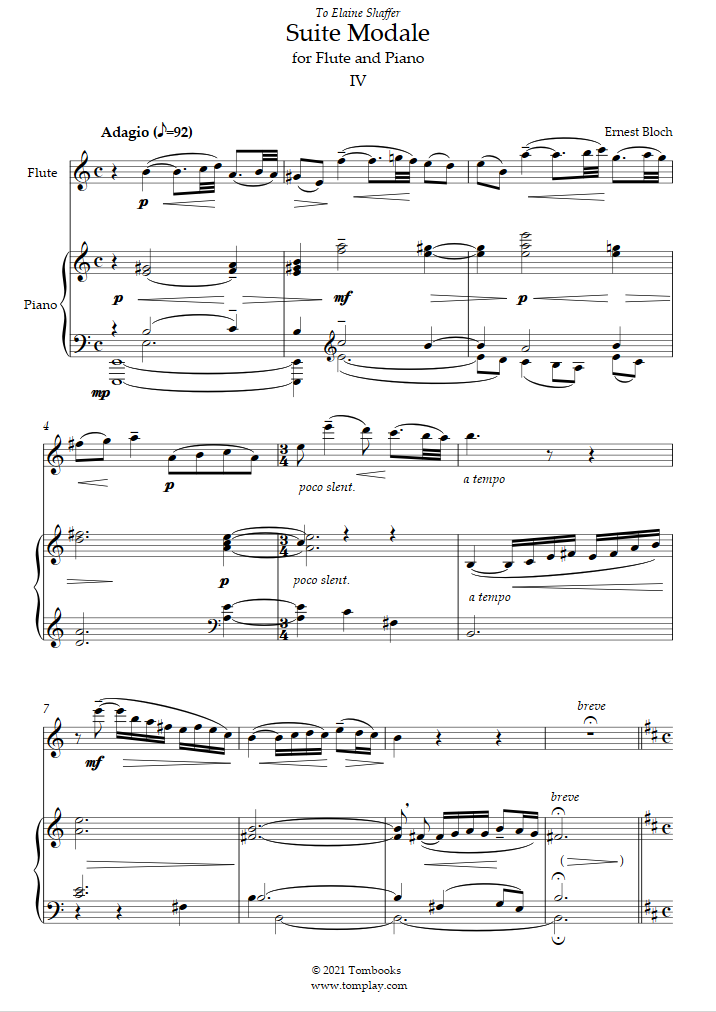 bloch - PDF free sheet music